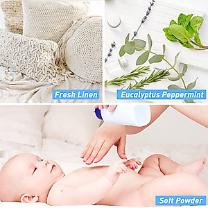 Clean Fragrance Oil, ESSLUX Essential Scented Oils for Diffuser for Home, Premium Soap Candle Making Scents, Aromatherapy Oils Collection for Laundry, Humidifiers, Fresh Scents for Spring Summer