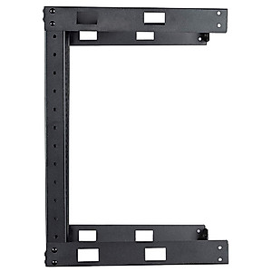 TECHTOO Wall Mount Rack Open Frame 19Inch Server Equipment Rack Heavy Duty Network Equipment Rack 13.7 Inch Deep - Black (09U)