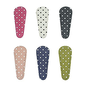 Yutoner 6 Pieces Scissors Cover Safety Synthetic Leather Sheath Scissors Protector Hair Cutting Scissors Sewing Scissor Sheath Portable Beauty Tool Protection Cover Bags (Multicolors With Dots)