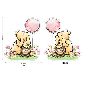 Classic The Pooh Cake Topper For Girls Baby Shower Winnie Bee Birthday Party Decorations Cute Centerpieces