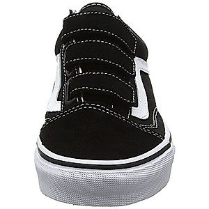 Vans Unisex Adults' Old Skool V Trainers, Black(Black/True White(Suede/Canvas)), 8.5 UK 42.5 EU