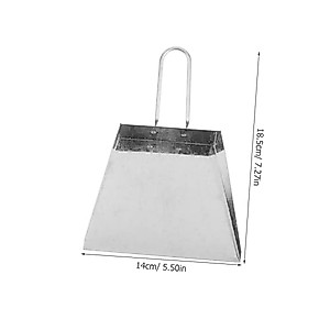 SECFOU 1 Set Pet Broom Dustpan Dust Pan Desktop Cleaner Multi-Function Mini Dustpan Small Broom and Dustpan Home Accessory Whisk Broom Tabletop Small Dustpan Pet Pooper Scooper Coir