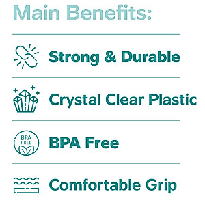 [500 Pack] 3 oz. Clear Plastic Cups, Small Disposable Bathroom, Espresso, Mouthwash Polypropylene Cups