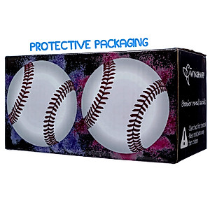 Gender Reveal Baseball Set - (1 Blue Ball, 1 Pink Ball) Exploding with Powder - Best Idea for Boy or Girl Baby Revealing Party Cute Gender Reveal Ideas Explosive Gender Ball Decorations