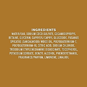 Every Man Jack Body Wash, Sandalwood 33.8-ounce Moisturizing