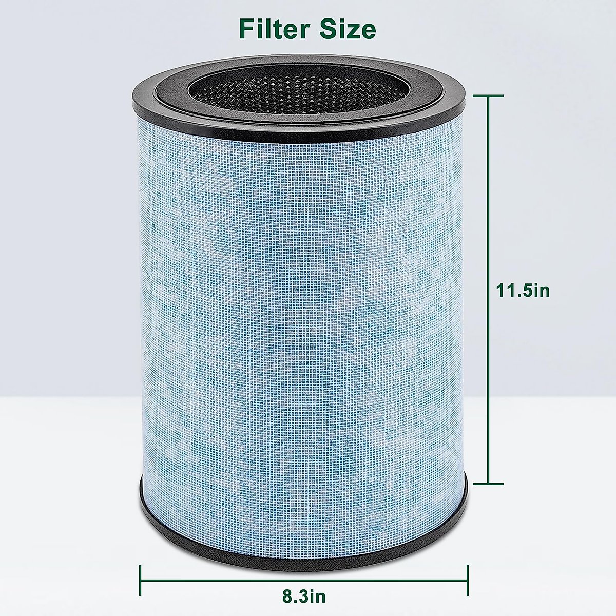 2 Pack for Instant AP300 Filter Replacement, H13 True HEPA Filter, and Activated Carbon Filter, Compatible with Instant AP300, Compare to F300 Filter
