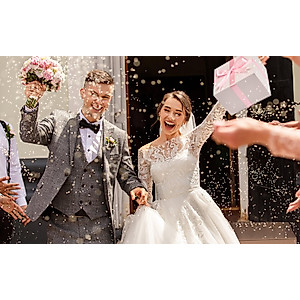 MESHA 100PC White Gift Boxes with Lids for Presents 6x6x4 Inch,Sturdy Bridesmaid Proposal Small Gift Box,Recyclable Paper Party Favor Gift Boxes Bulk for Wedding,Graduation,Birthday