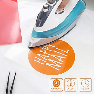 CAREGY Heat Transfer Vinyl for T-Shirts 12in.x10in. 36 Sheets-Iron On Vinyl HTV Bundle