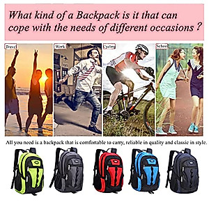 VIDOSCLA Teenage Boys Color-blocking Sports Kids Backpack Middle/High Schoolbag Elementary Student Bookbag for School Teen Boys Green