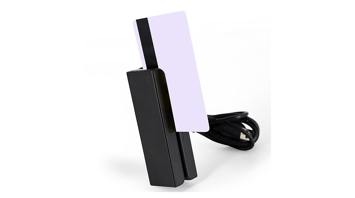 USB Magnetic Stripe Card Reader 3-Track POS Credit Card Swipe Reader