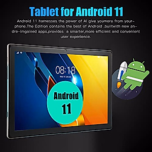 Leftwei Kids Tablet 1920x1200 800W 2000W MT6711 10 Core 10 Inch Tablet 5G WiFi (US Plug)