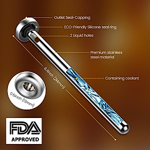 Beer Gifts for Men Dad, Kollea 2 x Beer Chiller Sticks & Bottles Operer, Beverage Cooler, Funny Mens Birthday Gift Ideas for Brother Boyfriend, Christmas Stocking Stuffers, Beer Lover, Bar Accessories