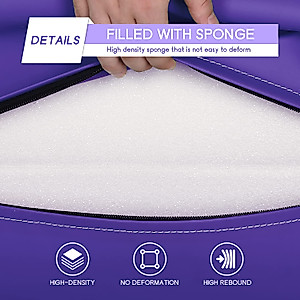 PayLessHere Octagon Tumbler Octagon Mat Gymnastics 24.4" x 25.6" Gymnastic Equipment Mat Tumbling Mats for Gymnastics Gym Fitness Home (Pink)