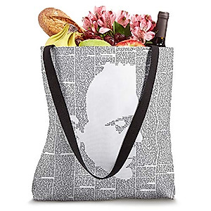 Frankenstein Mary Shelley Vintage Classic Book Text Pattern Tote Bag