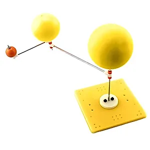 Plyisty Intuitive Hands-on Ability Practical Ability Scientific Experiments Earth-Moon-Sun Sports Demonstration, Teaching Model Tool, Science Over 14 for Children,Defult color,default size