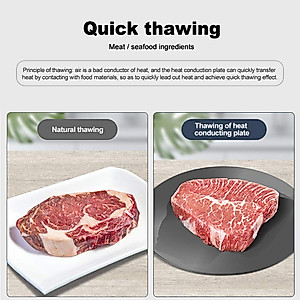 11inch Heat Diffuser Induction Diffuser Plate Aluminum Defrosting Tray Fast Thawing Plate Reducer Flame Guard Simmer Plate Heat Cooking Diffuser for Gas Stovetop