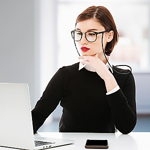 Peeper Keepers Eyeglass Supercord Retainer, Black, 2 Pack