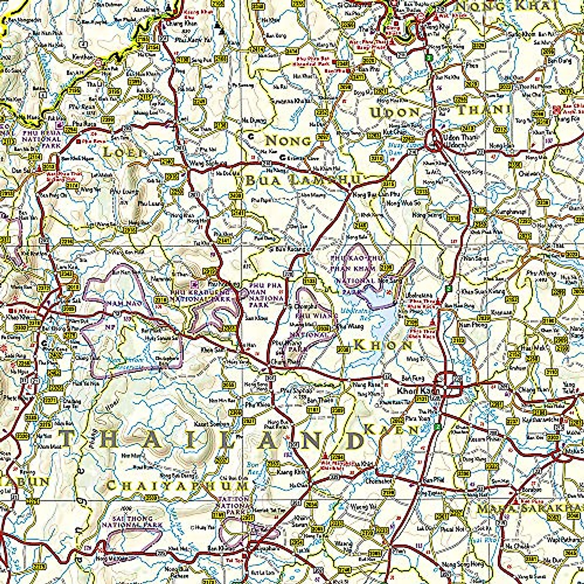 Thailand Map (National Geographic Adventure Map, 3006)