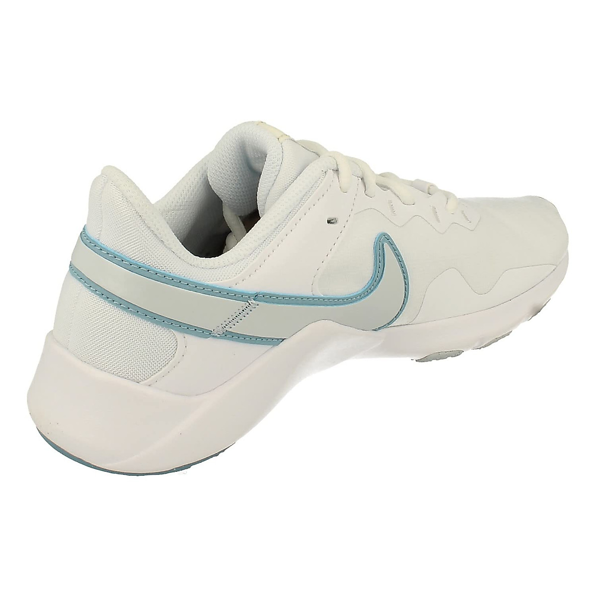 Nike Women Modern, White Blue Worn Aura Phantom 101, 10.5 US