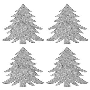 Veemoon 8 Pcs Christmas Cutlery Bag Christmas Party Christmas Flatware Holders Christmas Cutlery Covers Christmas Tree Silverware Pouch Pockets Holder Tableware Non-woven Fabric