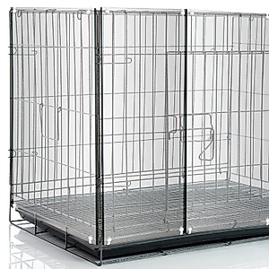 Kathfly 8 Pcs Clear Cage Edge Liner 14" x 4.5" Guinea Pig Urine Guard Side Lining Sheet Cage Guard Accessories with Holes Zip Ties for Chinchilla Ferret Hamster Rat Bird and Other Small Animal