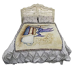 Pure Country Weavers Whats in Here Blanket by Amy Brown - Fantasy Dragon Gift Tapestry Throw Woven from Cotton - Made in The USA (72x54)