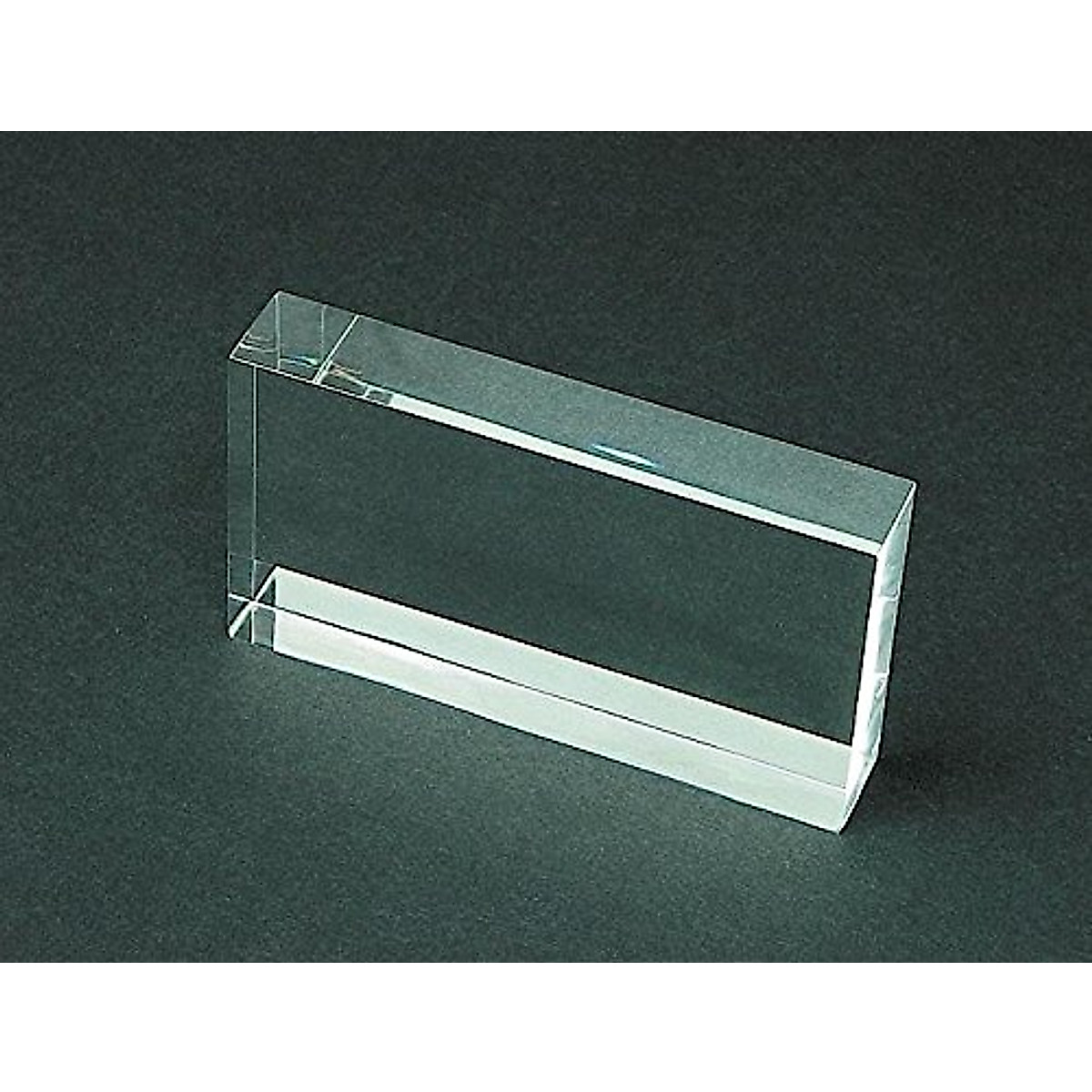 United Scientific Supplies RCB075 Rectangular Block, 15 mm Height, 50 mm Wide, 75 mm Length, Acrylic