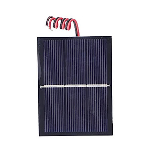 0.65W 1.5V Solar Panel, Portable Solar Panel Windproof Solar Charger Epoxy Charger Kit Compact Solar Cell Module for DIY Outdoor Camping RV Trip