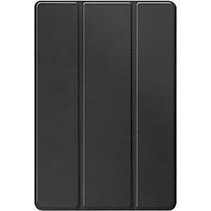 Case Compatible with for Amazon fire HD 10 2021 / HD 10 Plus Tablet Cases Auto Sleep Function Slim Light-Weight PU Leather Smart Tablet Shell Cover Foldable Stand Case Fit (Black)