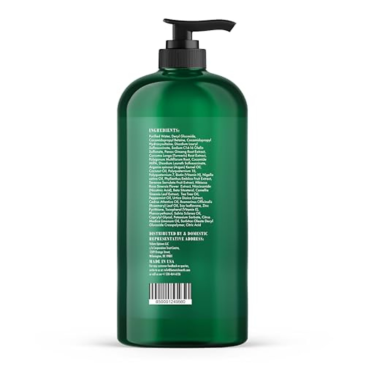 BOTANIC HEARTH Peppermint Oil Shampoo - Hair Blooming Formula with Keratin for Thinning Hair - Fights Hair Loss, Promotes Hair Growth - Sulfate Free for Men and Women - 16 fl oz