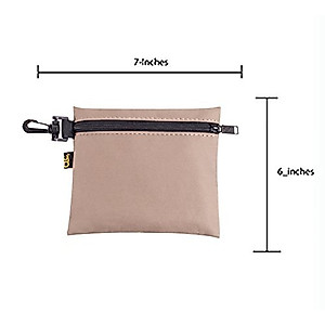 Omura Multi-Purpose Clip-on Zippered Pouches