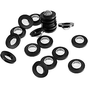 20 Pieces Stainless Steel Filter Hose Washers Inlet Hose Screen Washer Repair Kit for 5/8 inch Washing Machine and 3/4 inch Garden Hose Connector