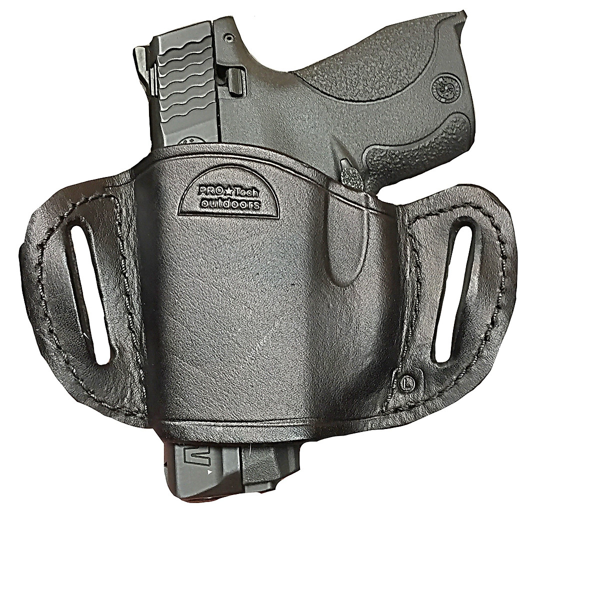 Black Leather Side Holster for Jennings 9mm