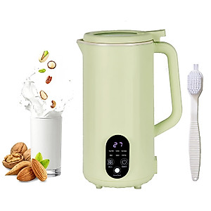 LMFUEN Automatic Soy and Nut Milk Maker,27oz/800ml,Food Processor,Rice Paste,Juice,Baby Food Hot Blender, Smoothie,Corn,Crushing Ice,Delay Start/Keep Warm & BPA Free (Green)