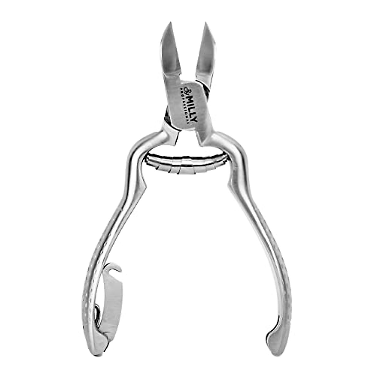 By MILLY German Steel Heavy Duty Toenail Clippers - Trim Thick or Hard Toenails with Medical Grade High Carbon Stainless Steel Toenail Cutter - Professional Podiatrist Toenail Nipper (Silver)