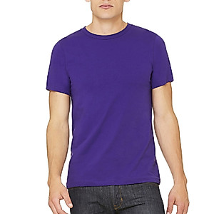 Bella Canvas Unisex Jersey Short Sleeve Tee, Team Purple, Large