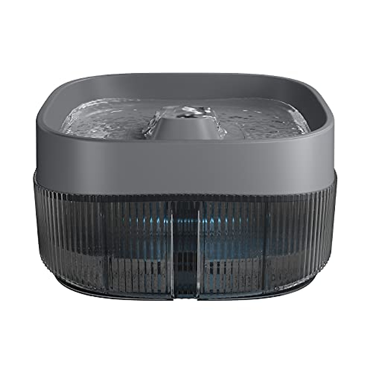 Loomla Dog Water Fountain, 135oz/4L Dog Water Bowl Dispenser and Cat Water Fountain, Automatic Pet Water Fountain for Small to Medium Dogs, Cats & Other Pets (Grey)