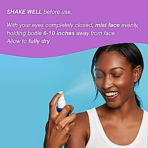 COOLA Organic Refreshing Water Mist Face Moisturizer with SPF 18, Dermatologist Tested Face Sunscreen with Plant-Derived BlueScreen Digital De-Stress Technology, 0.85 Fl Oz