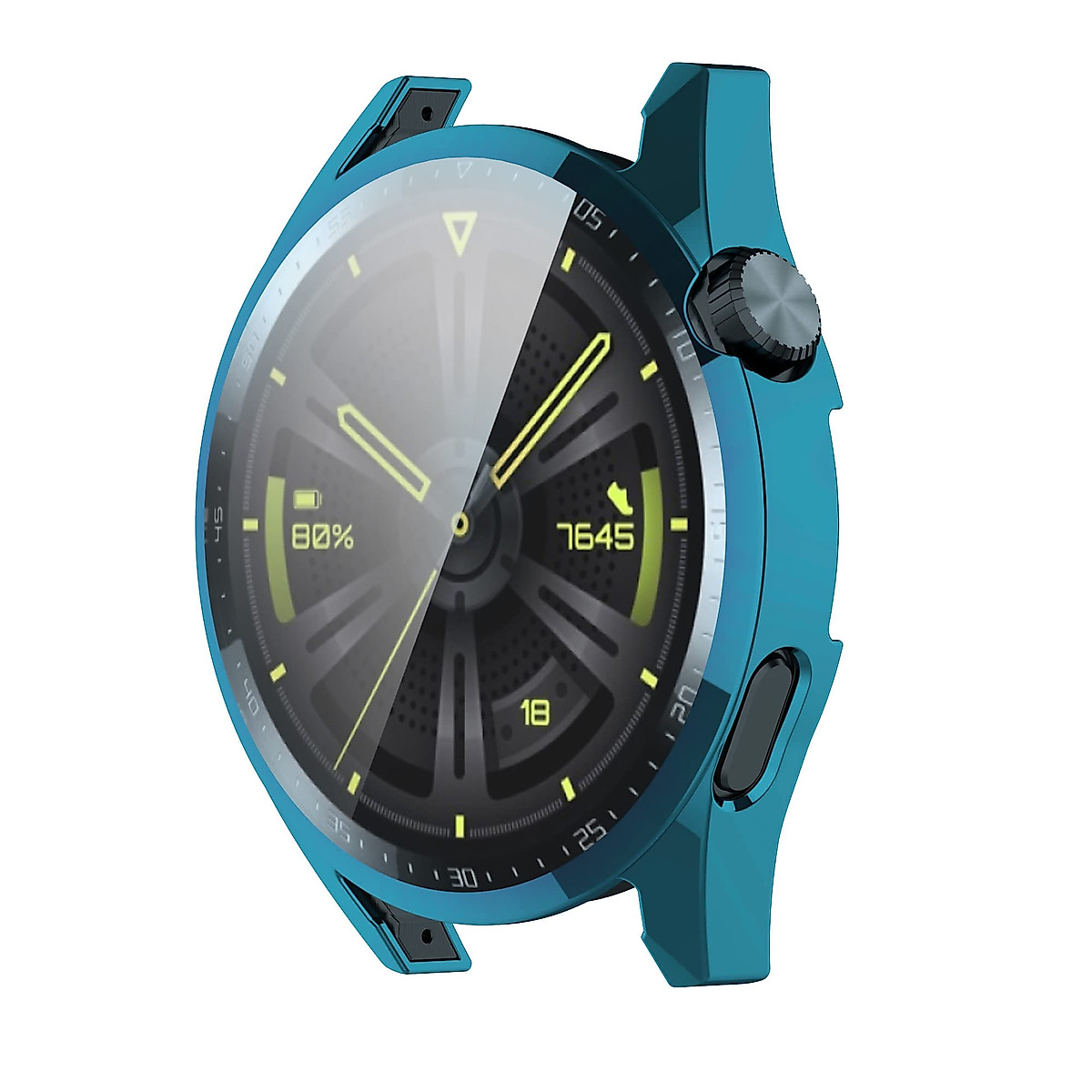 Screen Protector Cases Compatible with Huawei Watch GT3 Soft TPU Case Smartwatch Accessories TenCloud Covers Scratched Resistant Full Protective Cover for Watch GT 3 (46mm, 6Colors)