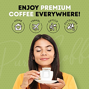 Mondo Drip Coffee Mix (10-Pack Variety), Single Serve Pour Over Filter Bags, Pre-Filled 100% Arabica, Medium Roast