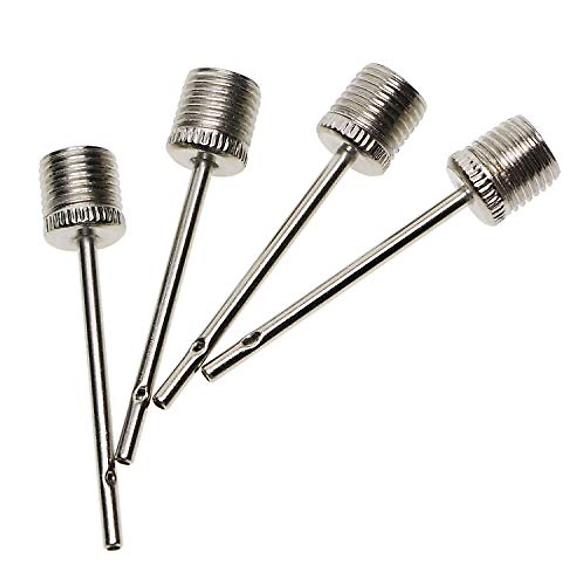 Mini Skater Stainless Steel Ball Pump Pins Inflation Needles with Tin Box Replacement for Basketball Football Rugby Soccer Volleyball Bike Electric or Hand Pump, 12Pcs