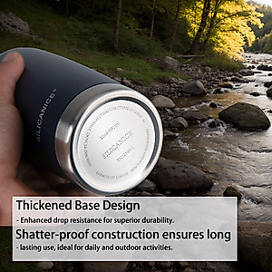 Metal Gray Soft Touch 20oz Stainless Steel Insulated Tumbler with Lid - Spill Proof Coffee Cup,Dishwasher Safe Mug,Durable Thermal Cup for Hot & Cold Beverages,Smoothies Water Bottle For Men