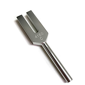 SINYI Angel Tuning Forks Set for Healing - 4096 Hz 4160 Hz 4225 with Wooden Hammers Triker, Velvet storage bag and Cleaning Cloth