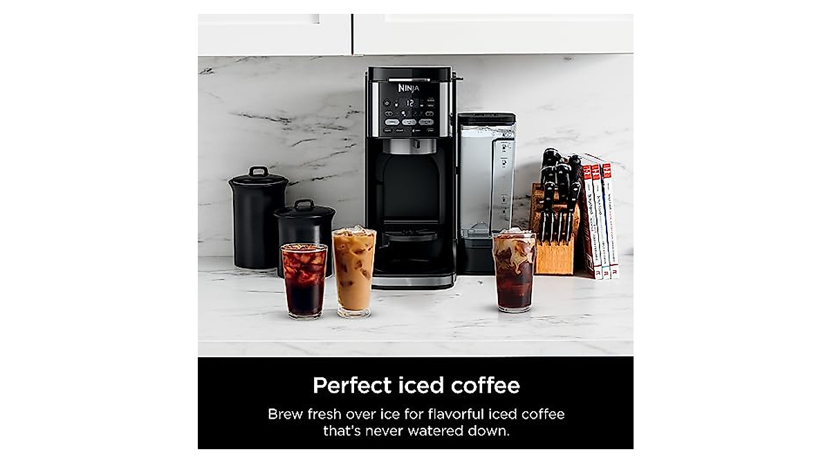 Ninja CFP101 Coffee Maker: Brew Hot & Iced Quickly