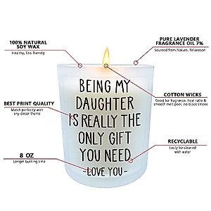 Daughter Gifts from Mom, Dad - Christmas Gifts for Daughter - Daughter Birthday Gifts, Funny Birthday Gifts for Daughter Adult from Mom, Dad