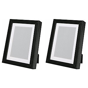 Ikea Ribba 5x7 Picture Frame. Black. Set of 2