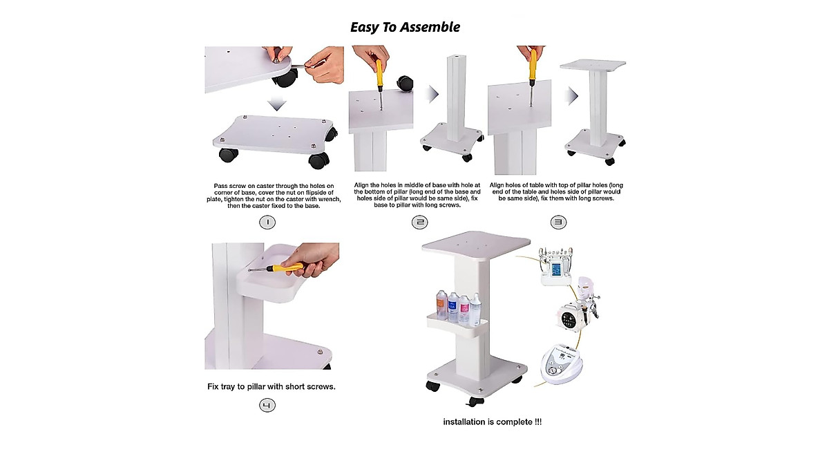 Beauty Cart on Wheels for Spa & Salon Use - DYRABREST