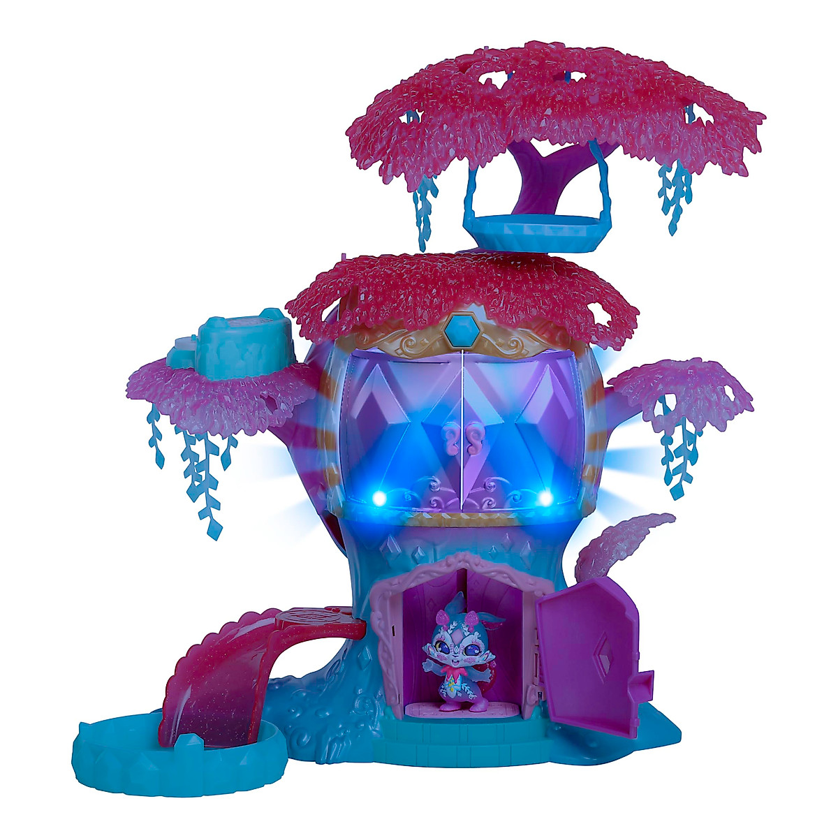 Magic Mixies Mixlings Magic Light-Up Treehouse with Magic Room Reveal and Exclusive Glow Magic Mixling and Wand | Amazon Exclusive