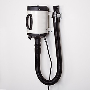 Master Equipment Flash Dry Wall Mount — Durable and Versatile Accessory for Mounting Flash Dry Pet Dryers on the Wall of Your Dog Grooming Salon, Ivory,white