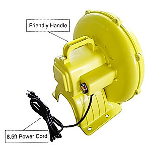 Air Blower 480 Watts, Bounce House Blower for inflatables Jump House, Inflatable Castle and Jump Slides, Efficient and Convenient Commercial Inflatable Blower for Bounce House